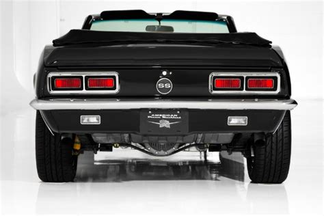 1968 Chevrolet Camaro Black Rs Ss Convertible