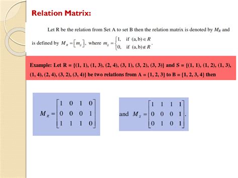 Solution Relation Matrix Digraph And Operations Studypool