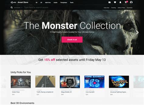 Unity Asset Store طوّرنِي