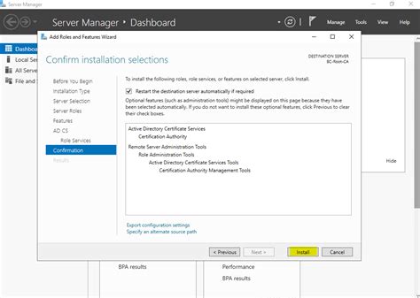 Set Up A 2 Tier Pki In Active Directory Certificate Services Ad Cs