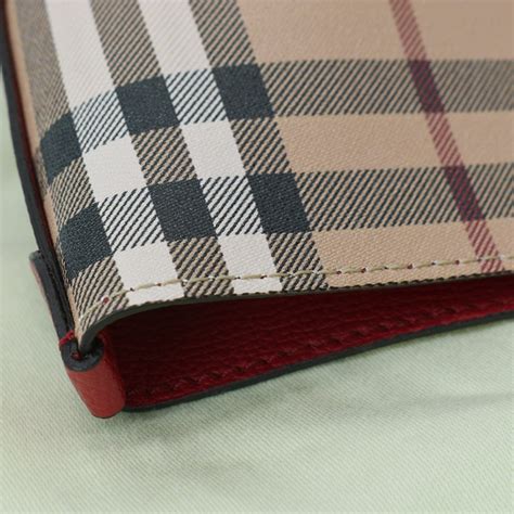 Burberry Reversible Haymarket Coated Canvas Tote Bag Beige