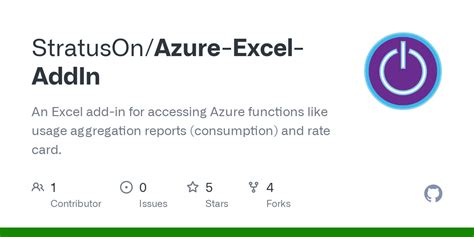 Github Stratusonazure Excel Addin An Excel Add In For Accessing
