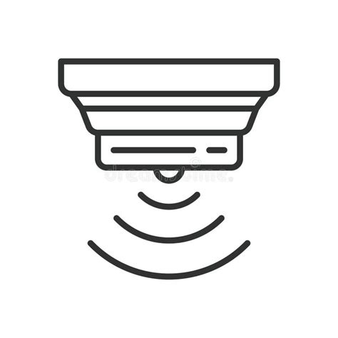 Monitor Sensor Icon In Line Design Monitor Sensors Smart Sensor Iot Sensor Data Collection
