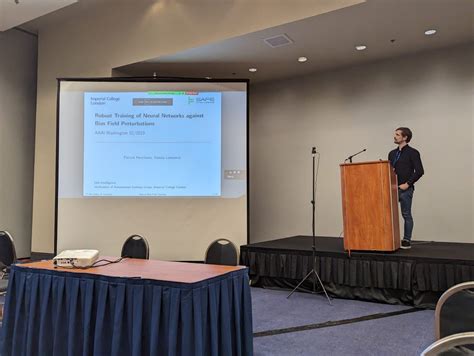 Patrick Henriksen Presents His Paper Robust Training Of Neural Networks Against Bias Field