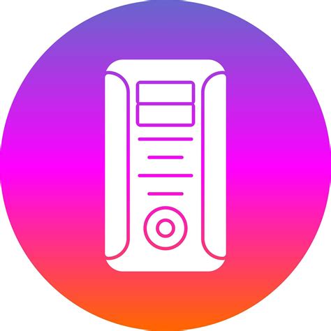 Computer Tower Vector Icon Design 15317262 Vector Art At Vecteezy