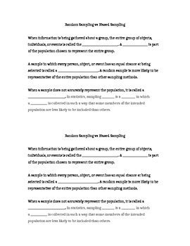 Sampling Notes By Pirate Teacher For Life TPT