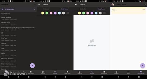 onenote beta for android is getting a dark mode neowin