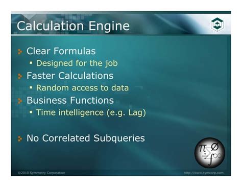 Microsoft Analysis Services July 2010 Ppt