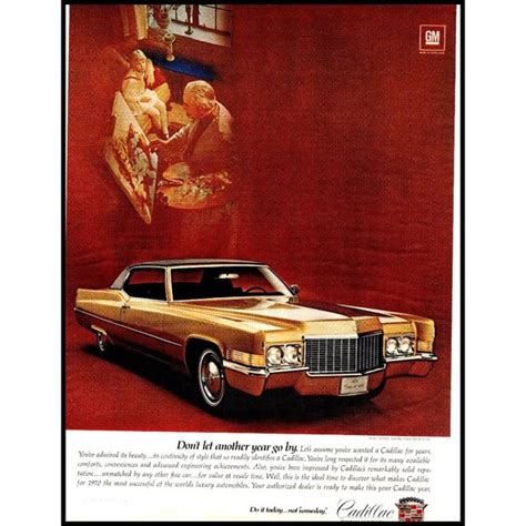 Cadillac Art 97 Cadillac Coupe Deville Hardtop Vintage Print Ad
