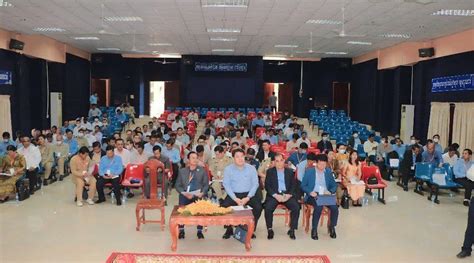 មន្ត្រីជាអ្នកនាំពាក្យមកពី៤ខេត្តជិត១០០នាក់ ចូលរួមសិក្ខាសាលាស្តីពី «ទិសដៅនៃការពង្រឹងយន្តការ