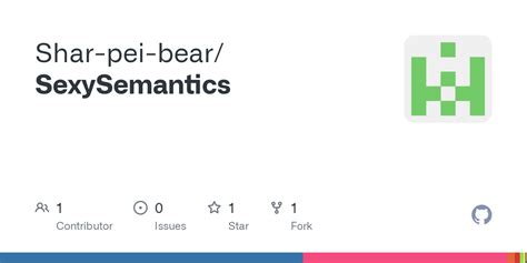 GitHub Shar Pei Bear SexySemantics