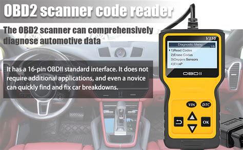 Amazon.com: OBD2 Scanner Code Reader for Car Check Engine, Automotive CAN Diagnostic Tool, Read ...