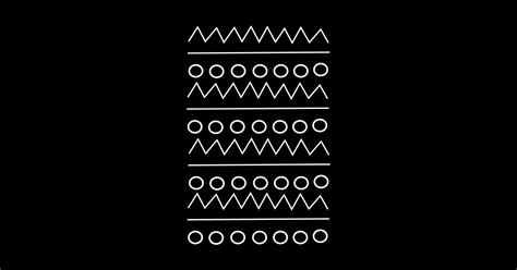 Zig Zag Pattern Pattern Sticker TeePublic