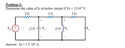 solved problem 3 determine the value of i0 in below circuit