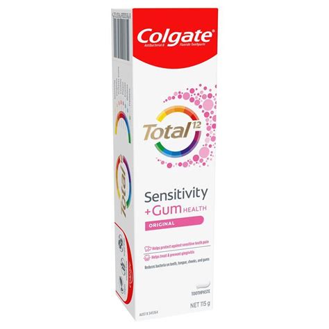 Buy Colgate Toothpaste Total Sensitivity And Gum Original 115g Online At
