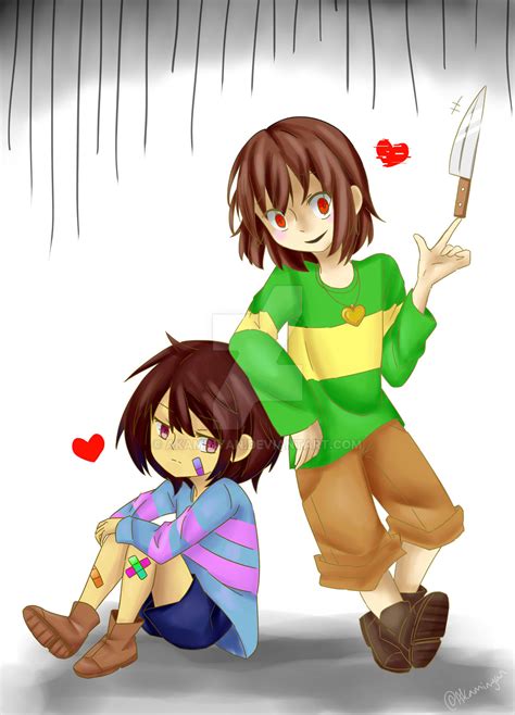 Adorable Undertale Frisk Amp Chara Fan Art Mania