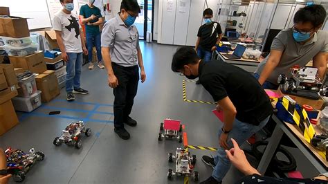 say hi to the robot man singapore institute of technology