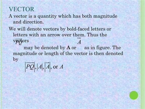 vector analysis ppt