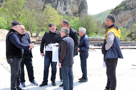 გიორგი ალადაშვილი დედოფლისწყაროში ციხე ქალაქ ხორნაბუჯის მიმდებარედ ინფრასტრუქტურულ სამუშაოებს