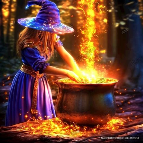 Ai创作图魔法女巫南瓜灯插画 魔发奇缘 3d魔法 小魔法师 魔法师女孩 仙女魔女插画 万圣节女魔法师 卖火柴的小女孩 拇指姑娘 封面本子小魔女 童年女巫 女巫插画 精灵烟囱 童话魔幻梦境