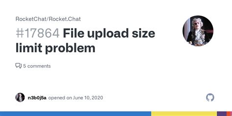 file upload size limit problem · issue 17864 · rocketchat rocket chat