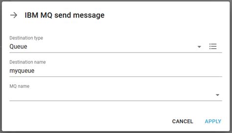ibm mq send message
