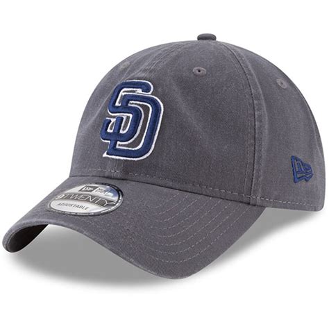 New Era San Diego Padres Graphite Primary Logo Core Classic 9twenty