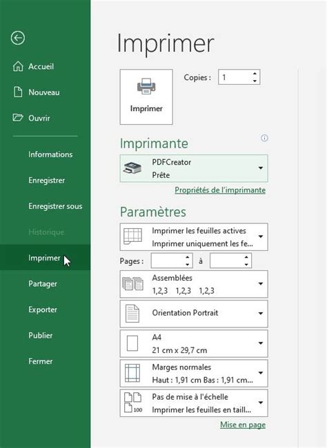 Comment Imprimer Un Document Excel Excel Formation