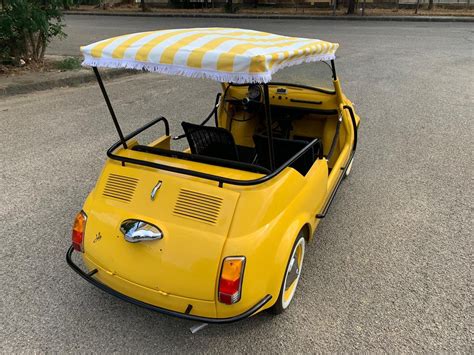 1975 Fiat 500 Jolly Evocation Is A Tribute To Retro Millionaires Beach