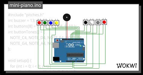 Piano Copy Wokwi Esp32 Stm32 Arduino Simulator