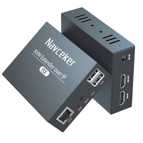 Hdmi Usb Extender Over Ip Hd Kvm Ethernet Extender Cat5e Cat6 656ft Navceker Store