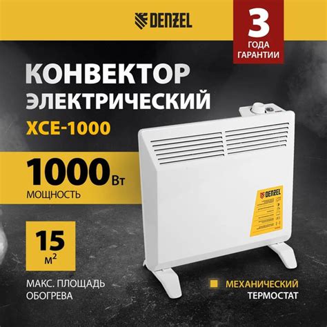 Обогреватель Denzel HybridX-1000_2000 купить по выгодной цене в ...