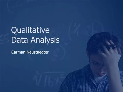 Ppt Qualitative Data Analysis Powerpoint Presentation Free Download Id4317943