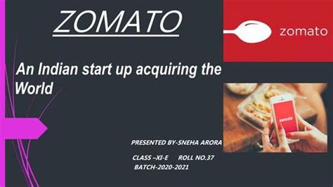 zomato ppt
