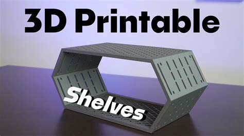 Modular Heavy Duty Hexagon Shelves By Luis S Download Free Stl Model