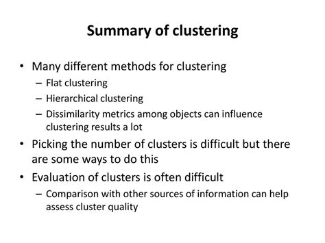 Hierarchical Clustering Approaches For High Throughput Data Ppt Download