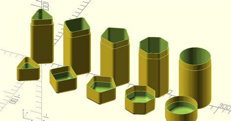 Customizable Symmetrical Pluggable Container By Quirxi Download Free STL Model Printables Com