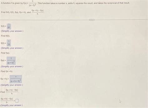 solved a function f is given by f x find f 4 f 0