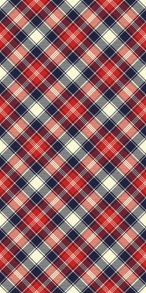 Vintage Check Fabric Texture Plaid Seamless Vector Im