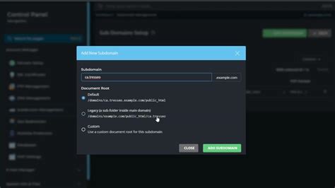 Manage Subdomains With Directadmin A Quick Tutorial Youtube