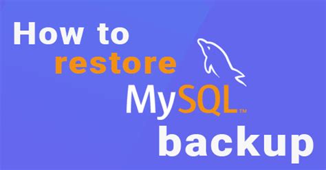 How To Import An SQL File In MySQL