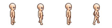 Pixelated Humans In Various Poses By Next Level Gaming