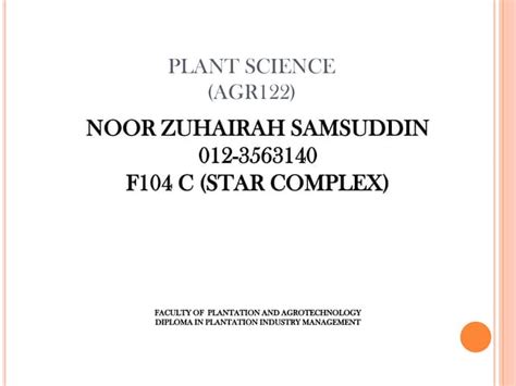 1 Botanical Classificationppt