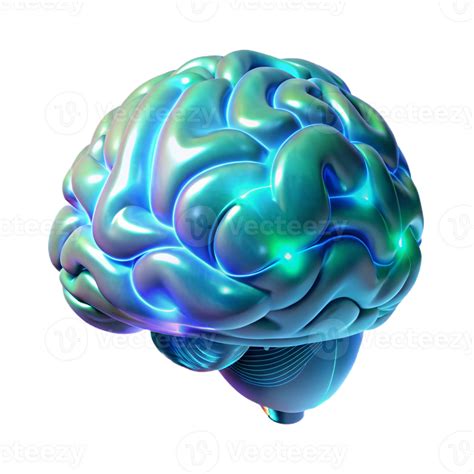 Extraordinary Rustic A Holographic Projection Of A Human Brain Rotating Slowly Complex Neural