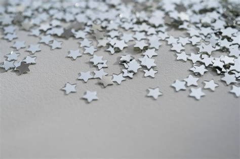 Free Photo Beautiful Silver Stars Background