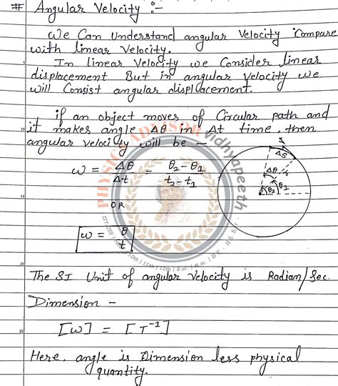 uniform circular motion angular displacement angular velocity