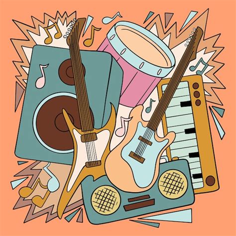 무료로 다운로드 가능한 음악 그림 벡터 And 일러스트 Freepik