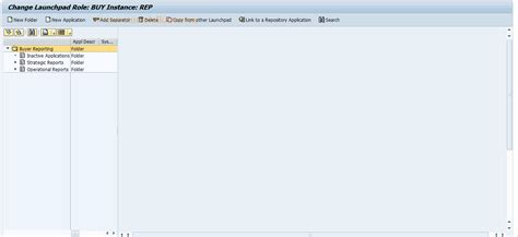 LPD CUST BUY REP SAP Tcode Report Launchpad For Buyer Role