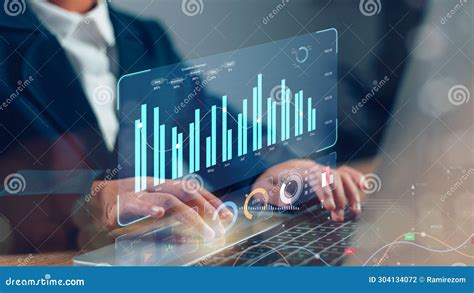 Data Analyst Working On Business Analytics Dashboard With Charts Metrics And Kpi To Analyze