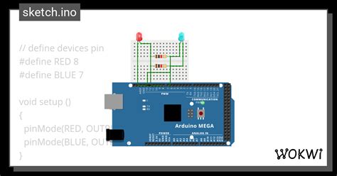Wokwi Online ESP STM Arduino Simulator